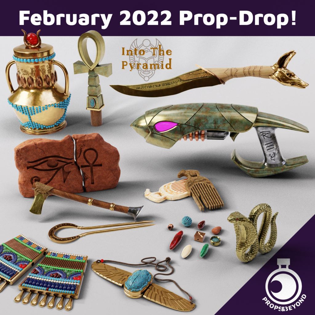 February 2022 Prop Drop - Into the Pyramid - Props&Beyond