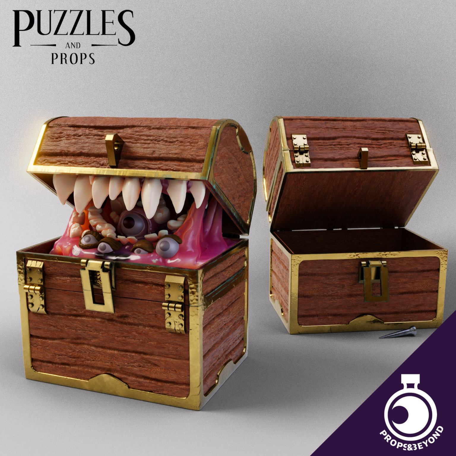 Trap - Chest Mimic - Props&Beyond