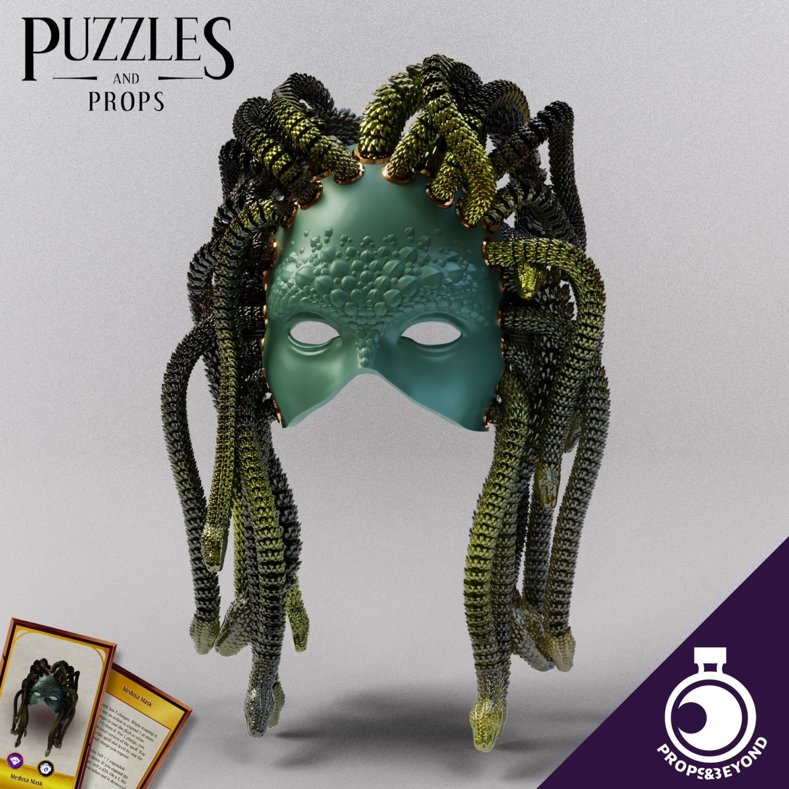 Medusa Mask - Props&Beyond