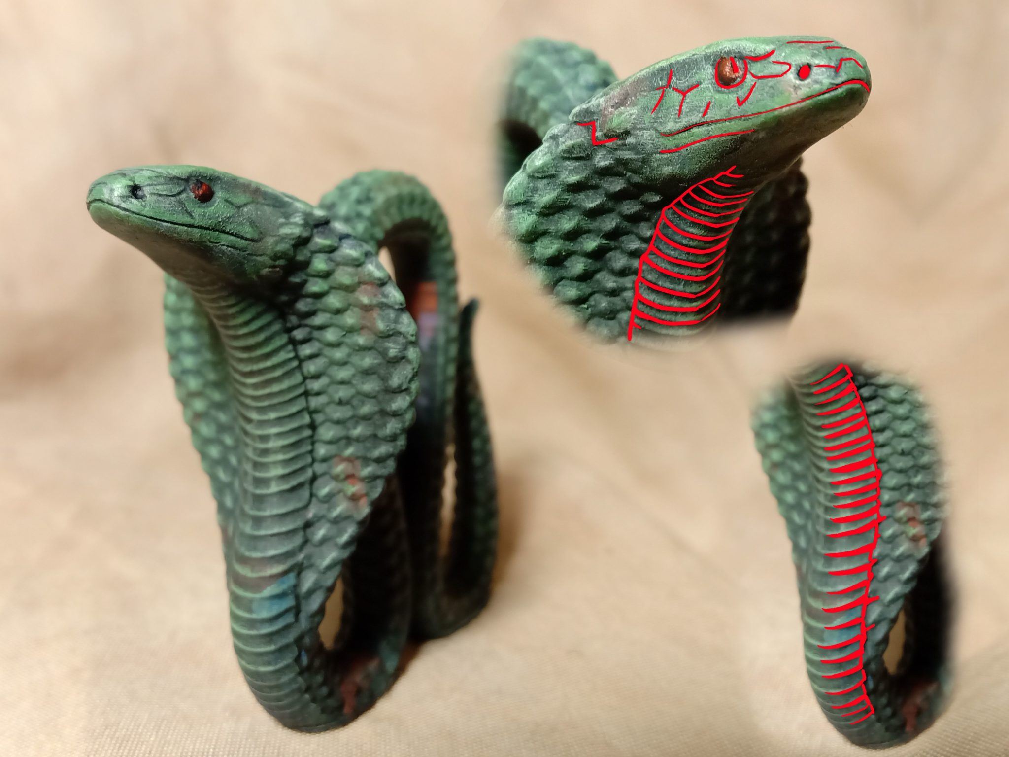 Eldritch Snake Amulet - Props&Beyond