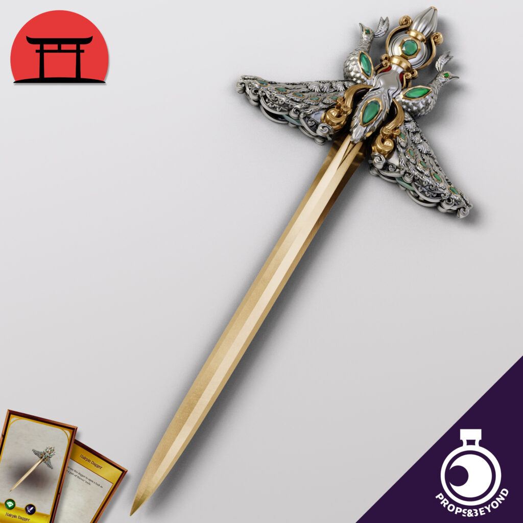 Peacock Hairpin Dagger - Props&Beyond