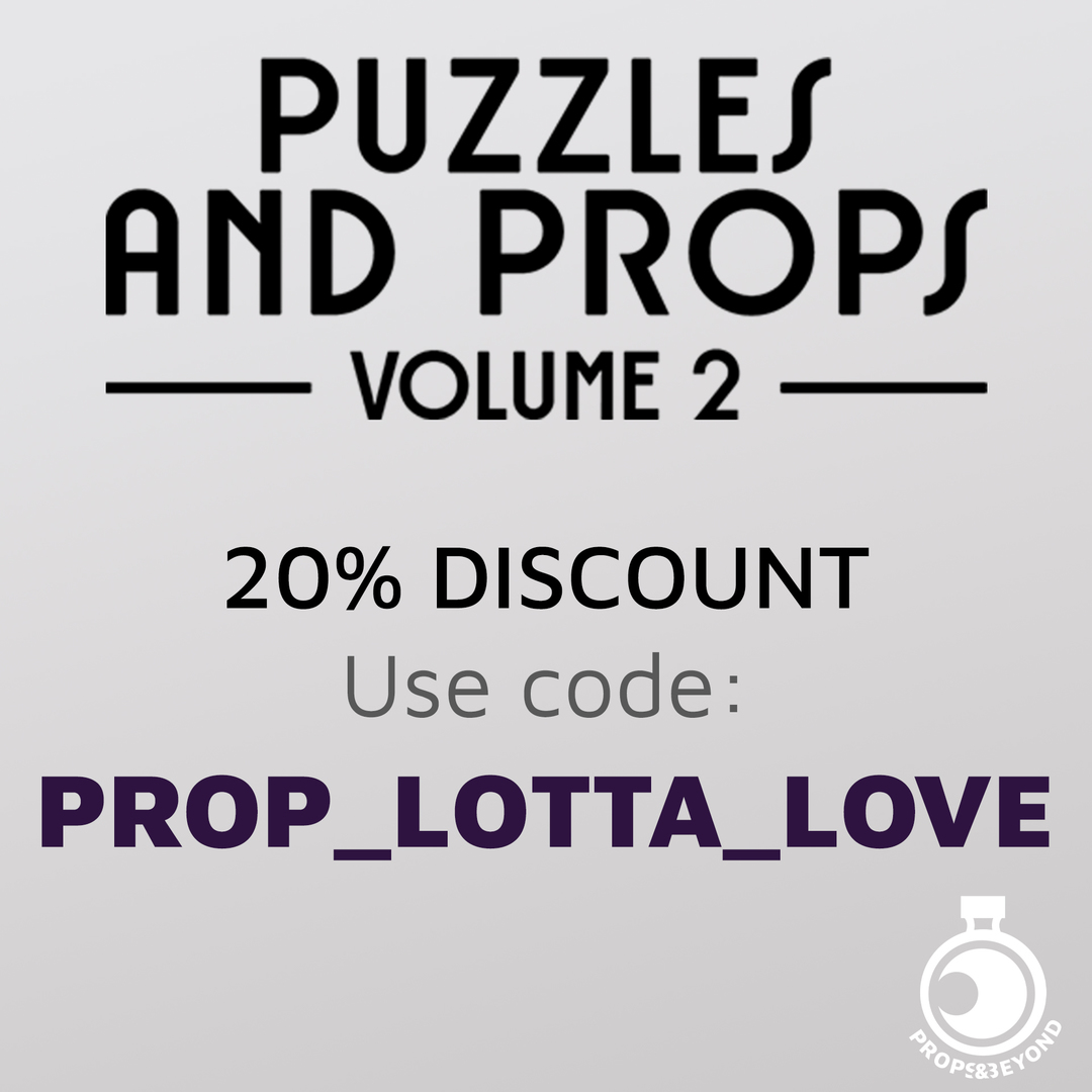 Your 20% Discount Code for Puzzles and Props! - Props&Beyond