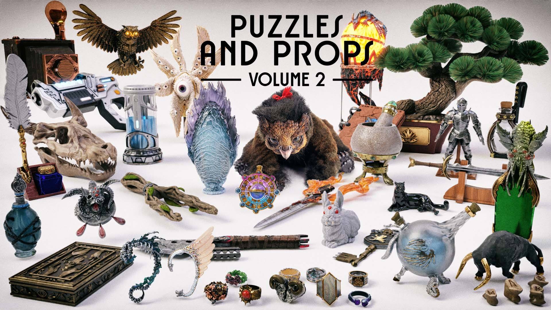 3D Printable Tabletop Props - Props&Beyond