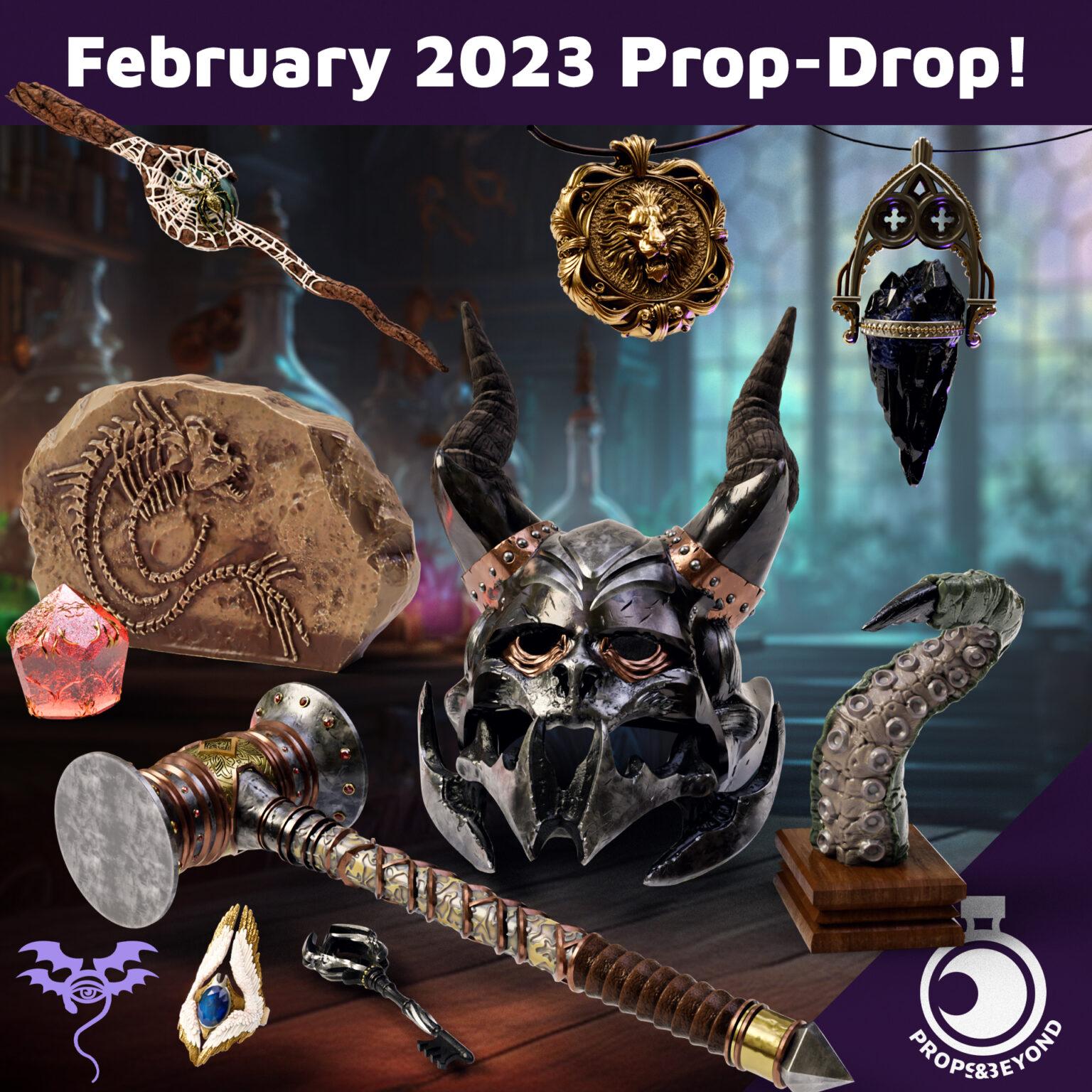 February 2023 Prop Drop - Wizard's Tower - Props&Beyond