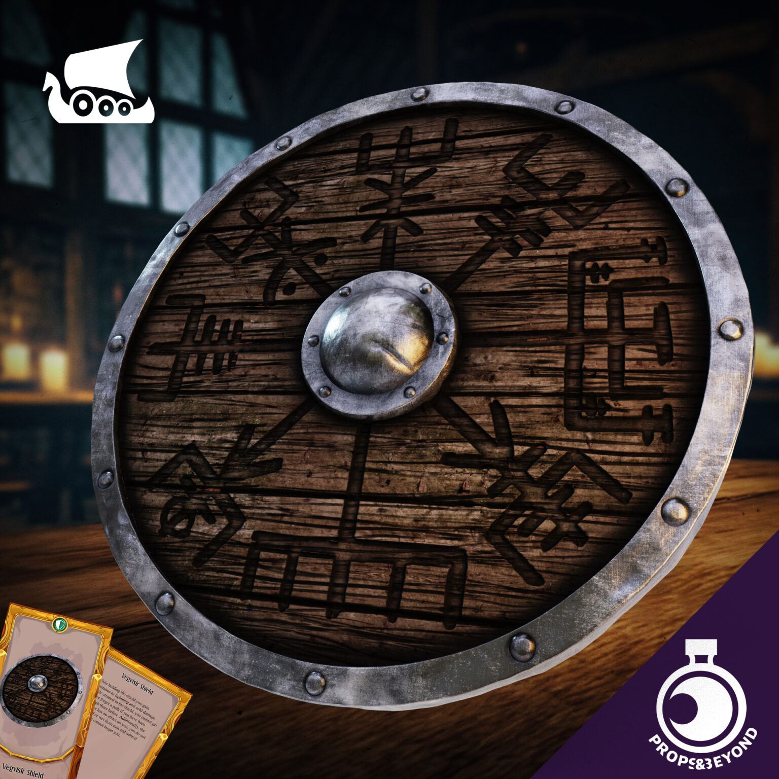 Viking Shield - Props&Beyond