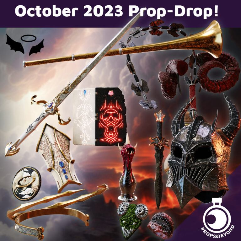 3D Printable Tabletop Props - Props&Beyond