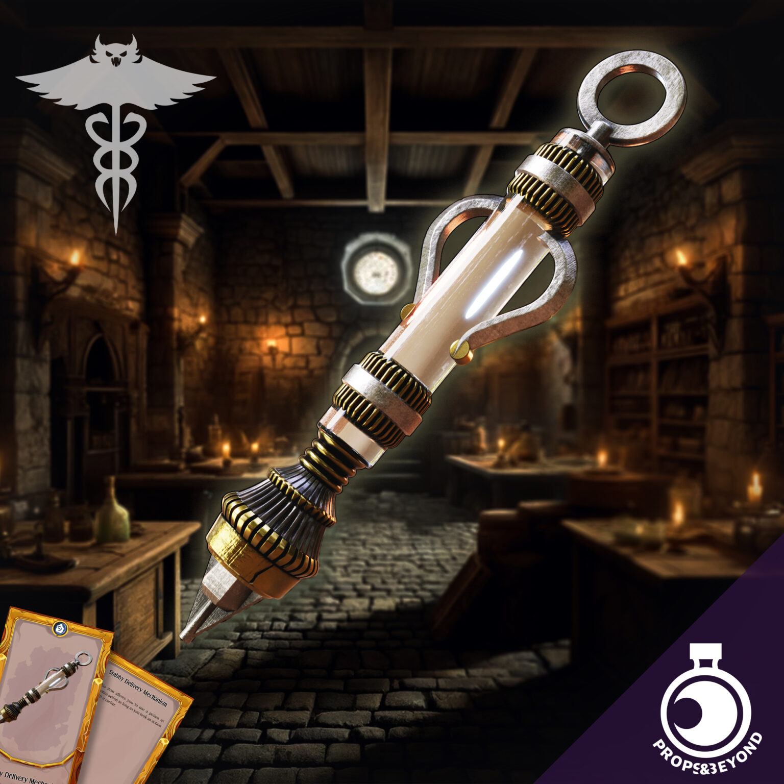 Metal Syringe - Props&Beyond