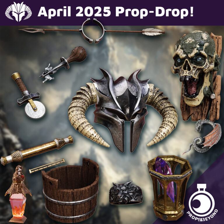 3D Printable Tabletop Props - Props&Beyond